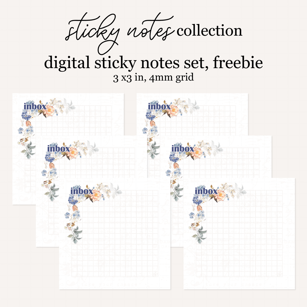 Choose You Sticky Note Set Freebie – Lauren Phelps Designs