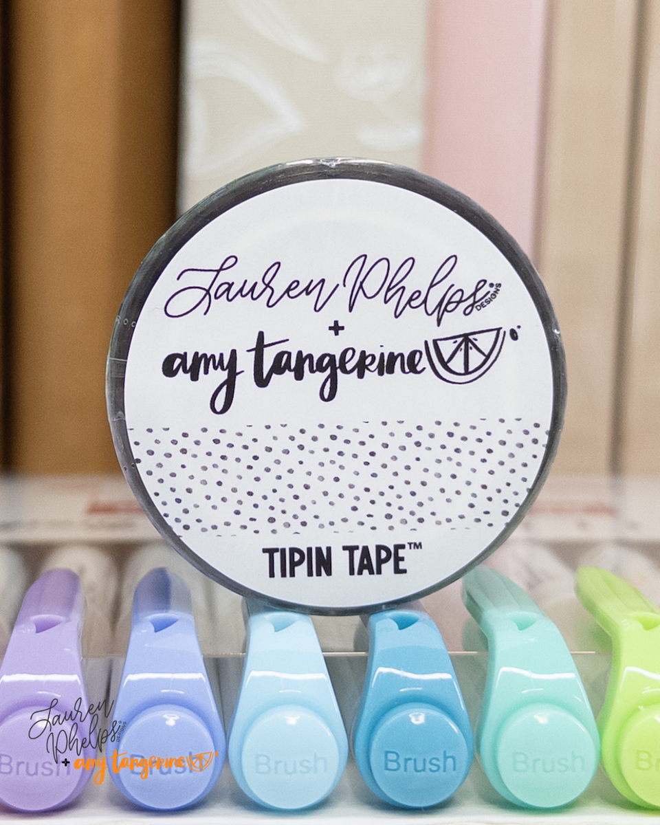 LPD x Amy Tangerine TipIn Tape™ Collaboration | Watercolor Spots Matte ...