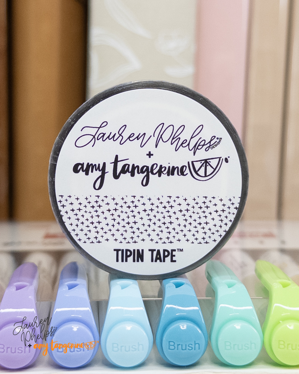 LPD x Amy Tangerine TipIn Tape™ Collaboration | Watercolor Plus Signs ...