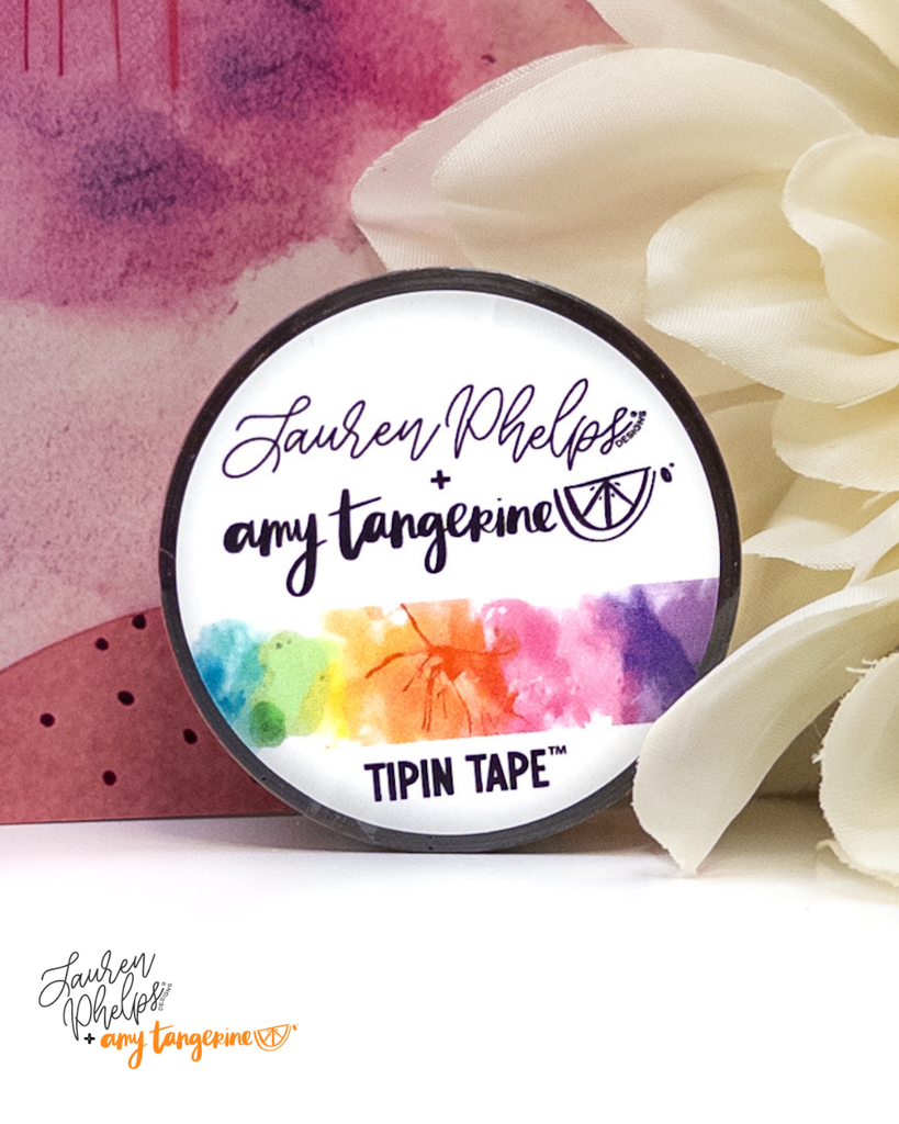 LPD x Amy Tangerine TipIn Tape™ Collaboration | Watercolor Rainbow Mat ...