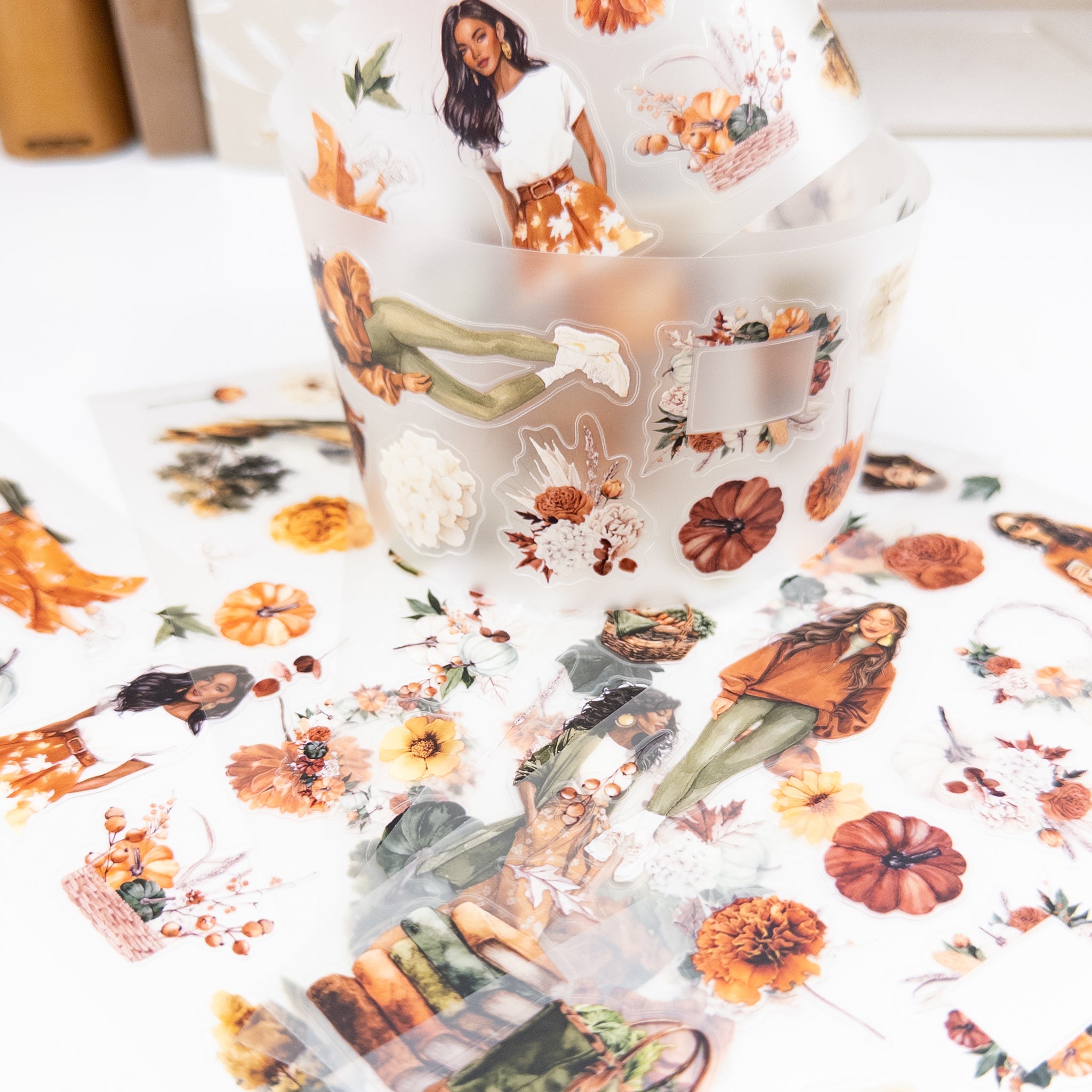 Sage Season Kiss Cut, Perforated, Satin P.E.T. Tape 55mm – Lauren ...