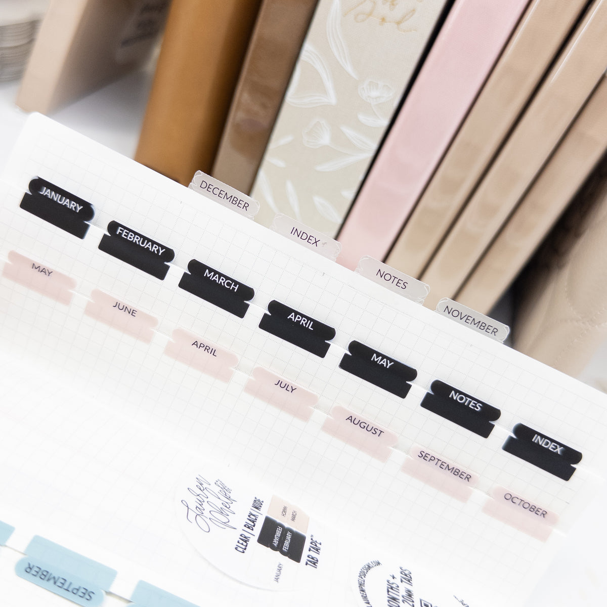 TabTape™ || Rounded Neutral Kiss Cut, Perforated, Satin P.E.T. Tape 20 ...
