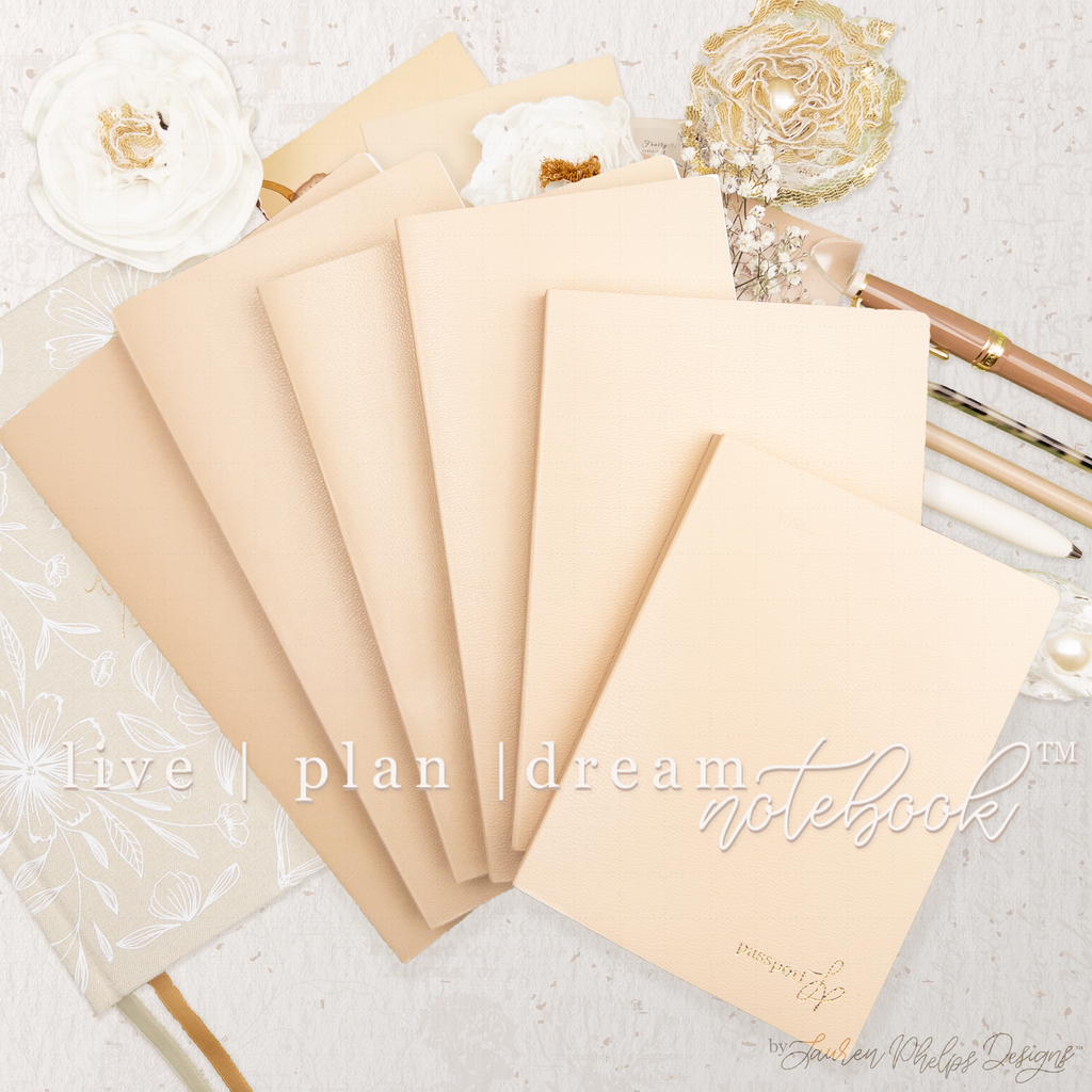 A5 Live | Plan | Dream® Notebook by Lauren Phelps Designs