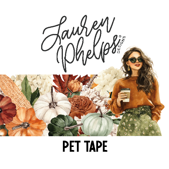 Sage Season Kiss Cut, Perforated, Satin P.E.T. Tape 55mm – Lauren ...