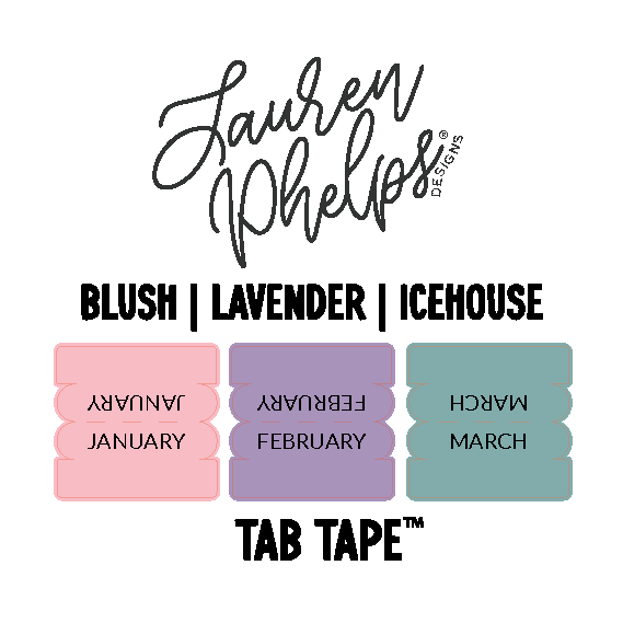 TabTape™ || Rounded Bright Kiss Cut, Perforated, Satin P.E.T. Tape 20m ...