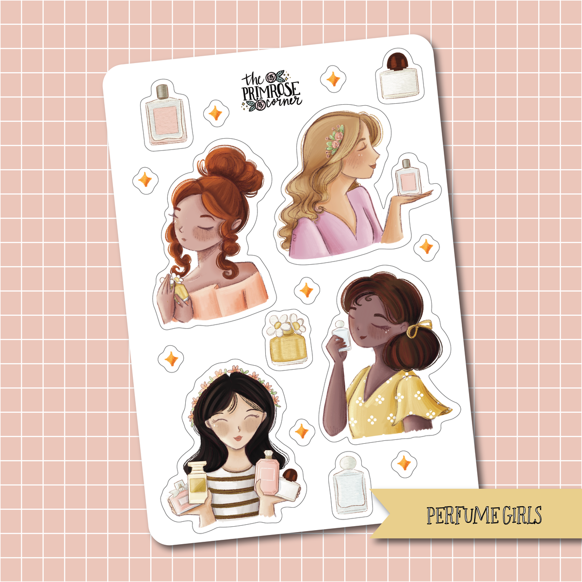 THE PRIMROSE CORNER || Perfume Girls – Lauren Phelps Designs