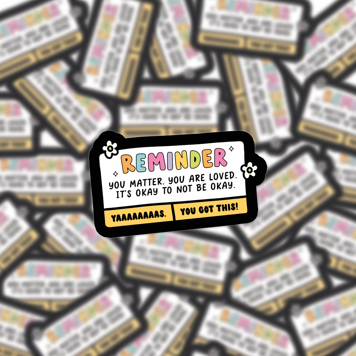 Reminder, You Matter Decal Sticker – Lauren Phelps Designs