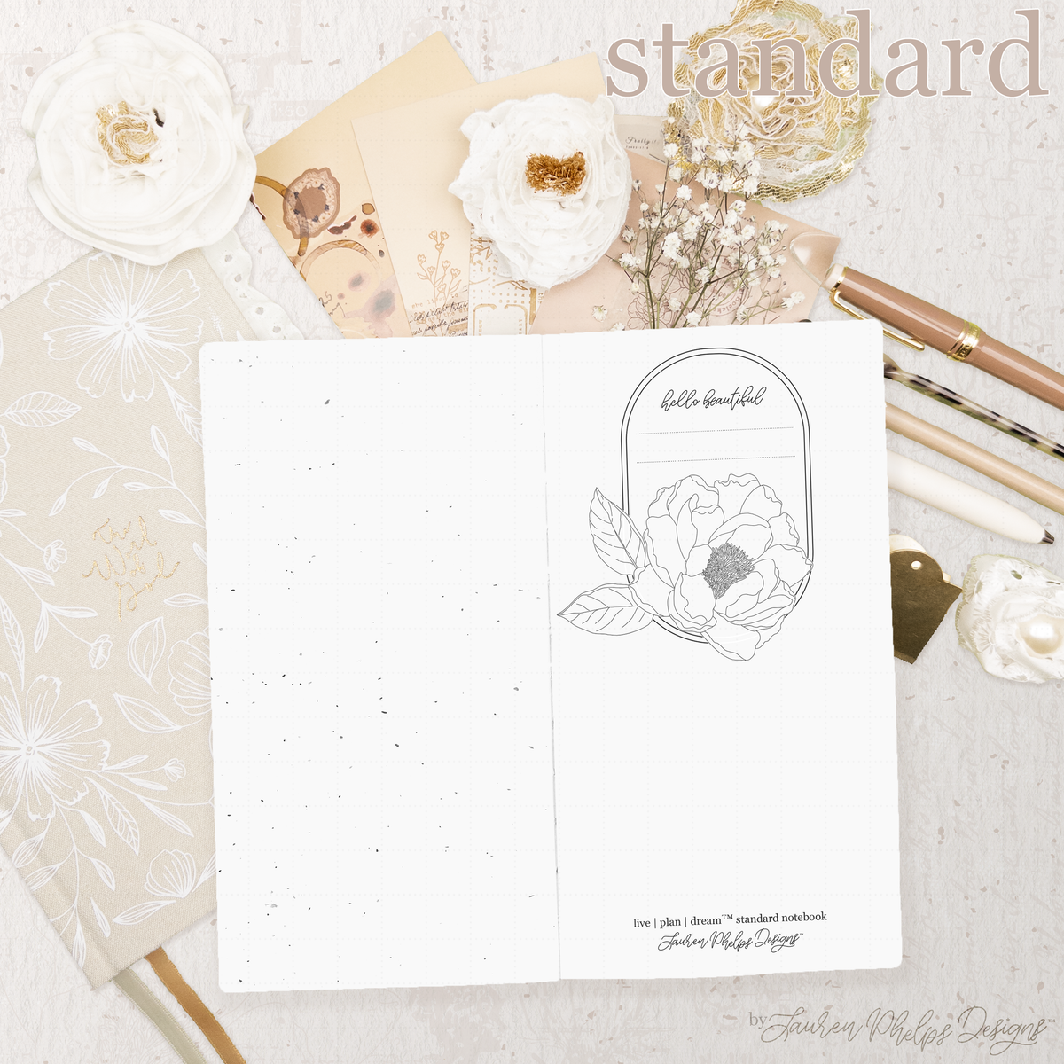 Standard Travelers Live | Plan | Dream® Notebook by Lauren Phelps Desi ...