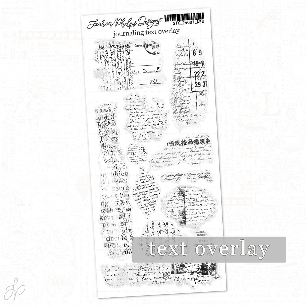 Journaling Text Overlays | Classically Chic Basics – Lauren Phelps Designs