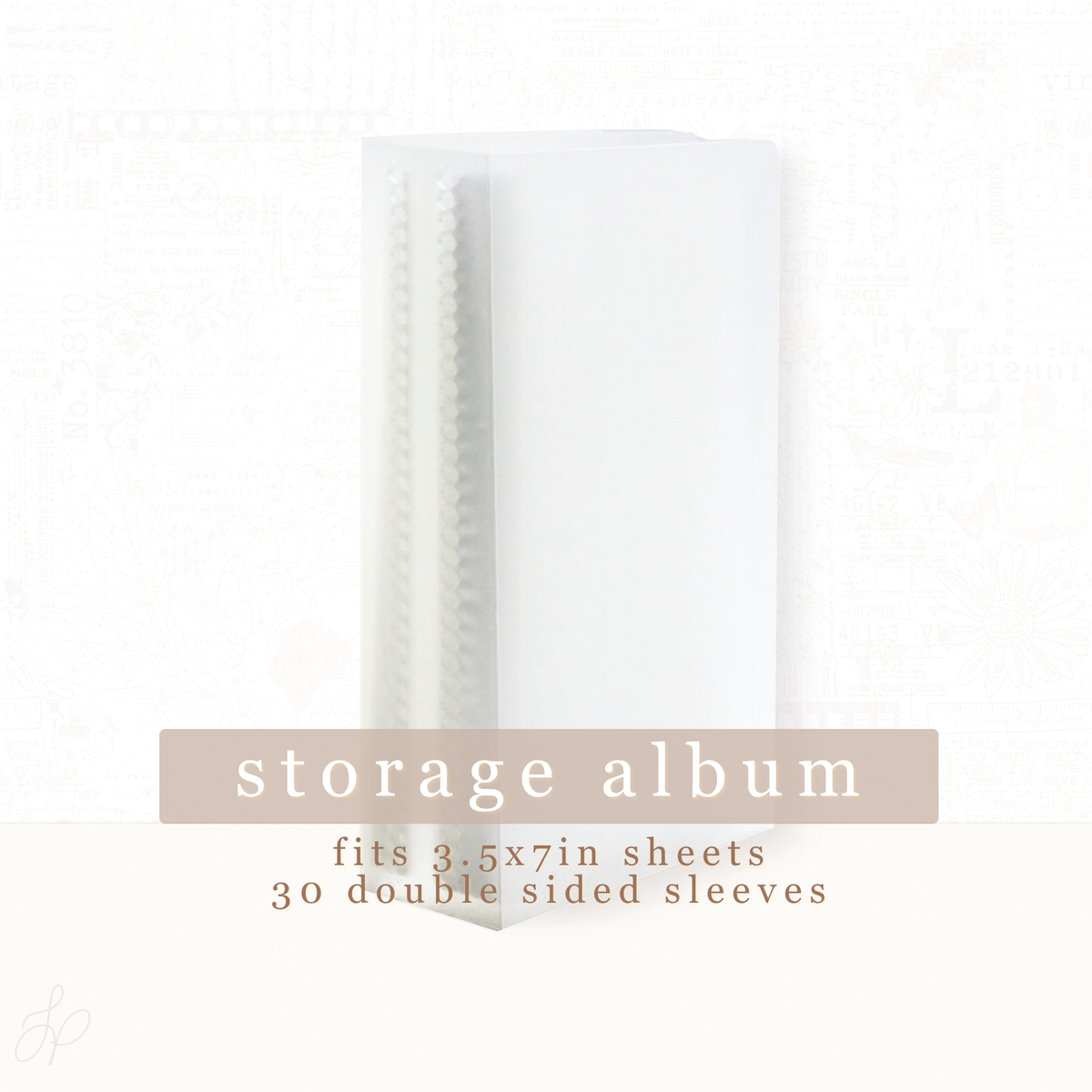 Sticker Storage Album | 30 sleeves | 7x3.5x1in – Lauren Phelps Designs