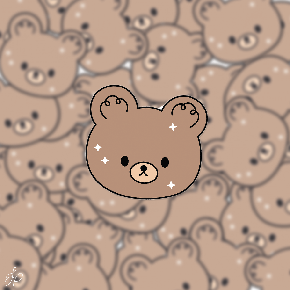 Brown Bear Decal Sticker – Lauren Phelps Designs