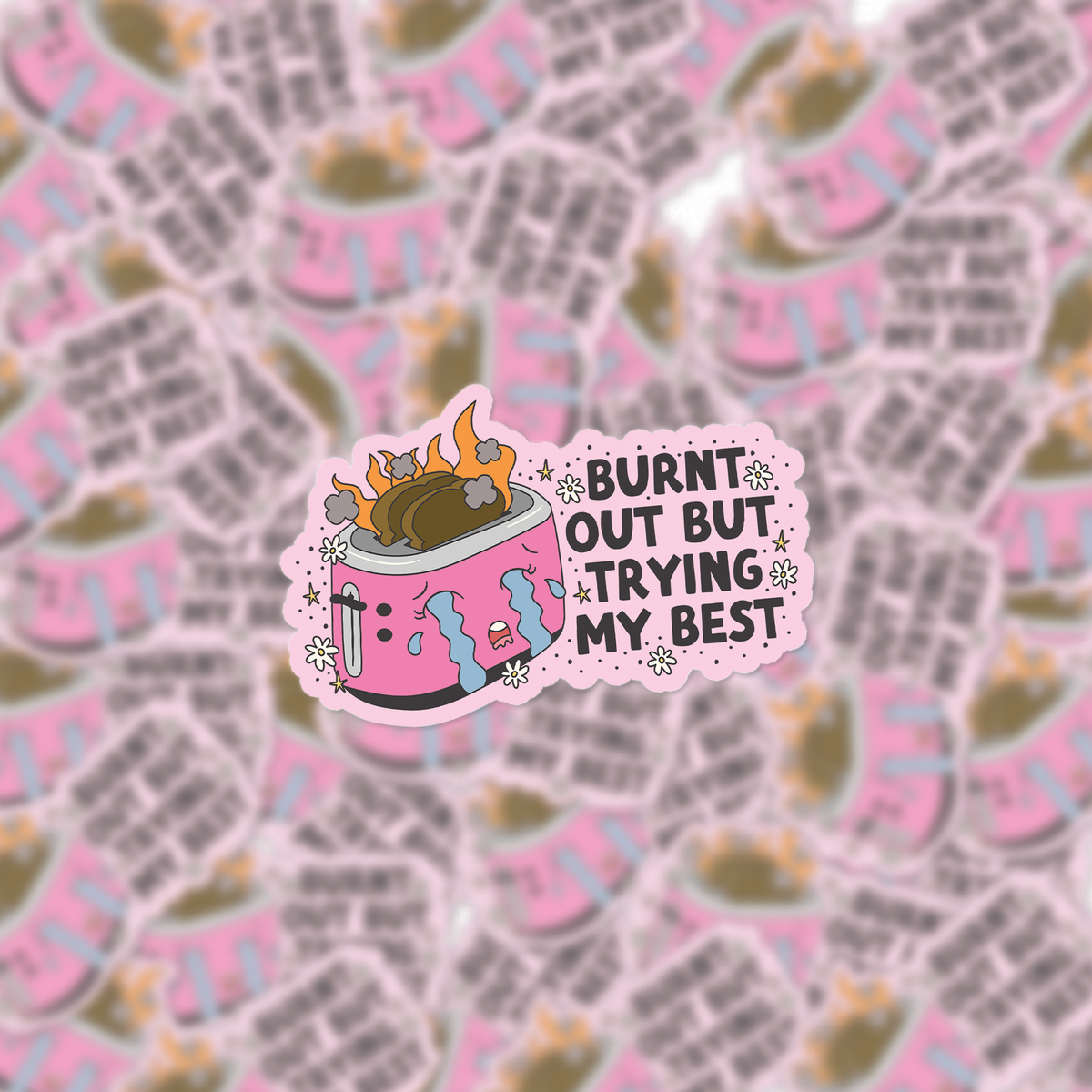 Burnt Out Toaster Decal Sticker – Lauren Phelps Designs