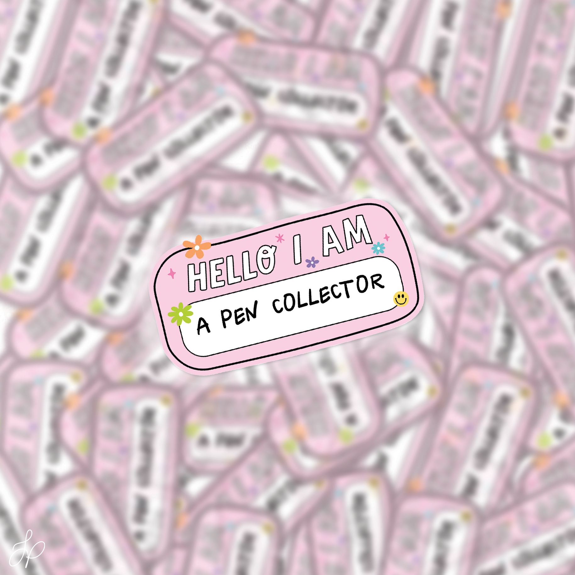 Hello, Pen Collector Decal Sticker – Lauren Phelps Designs