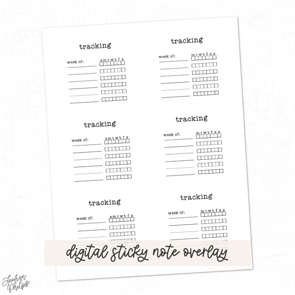 Digital Sticky Note Overlay – Lauren Phelps Designs