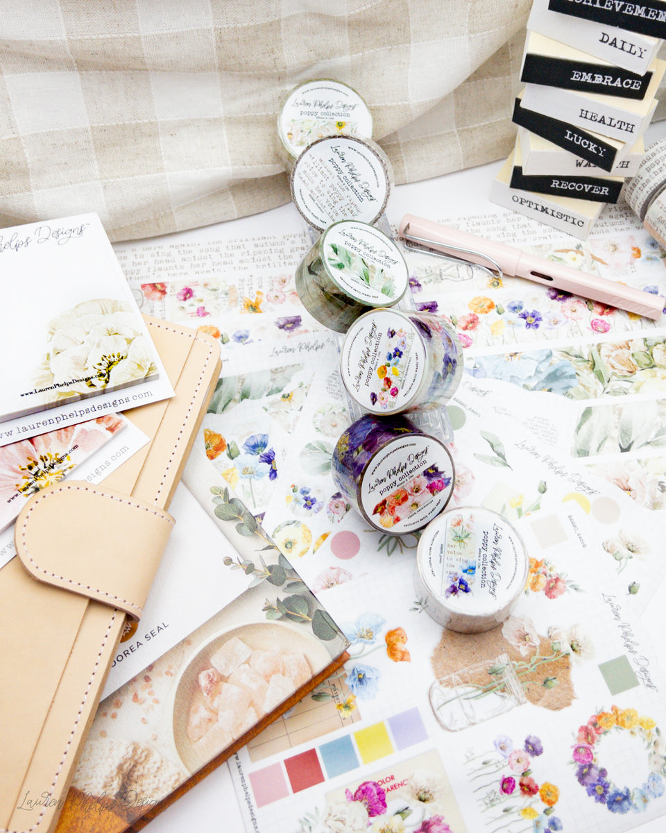 Perennial Collection Beige Bloom Sticky Note – Lauren Phelps Designs